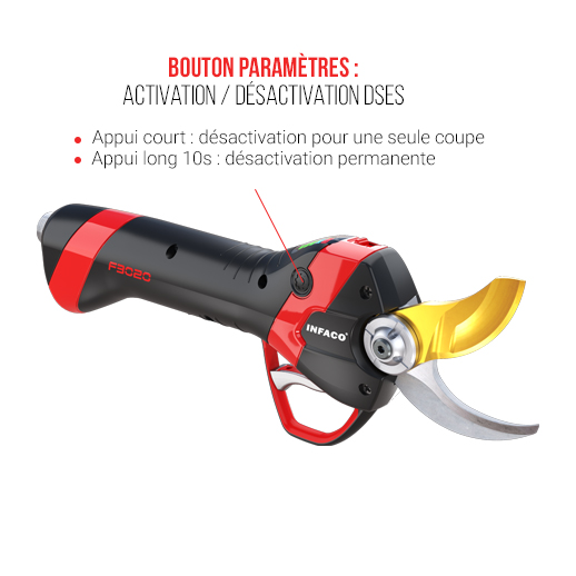 Sécateur Electrocoup F3020 - Infaco